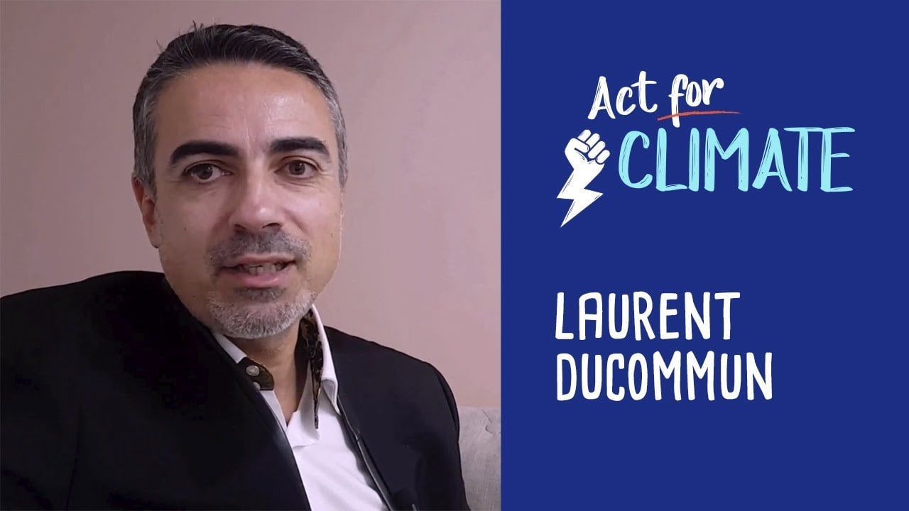 TVDiCi - Act for Climate, ils s'engagent, Laurent Ducommun Directeur ...
